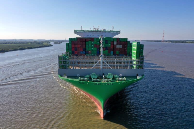 Photos: World’s Largest Container Ship ‘Ever Ace’ Visits HHLA - The ...