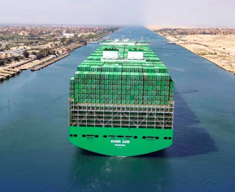 Captain Of Evergreen’s Mega-Container Ship Felicitated After Vessel ...