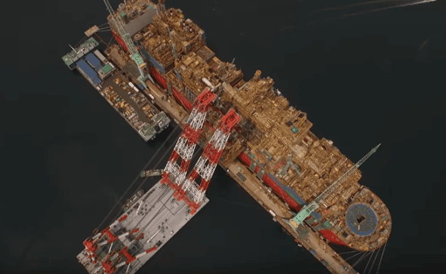 Watch: Shell Prelude – World’s First FLNG Project Takes Shape Beneath ...
